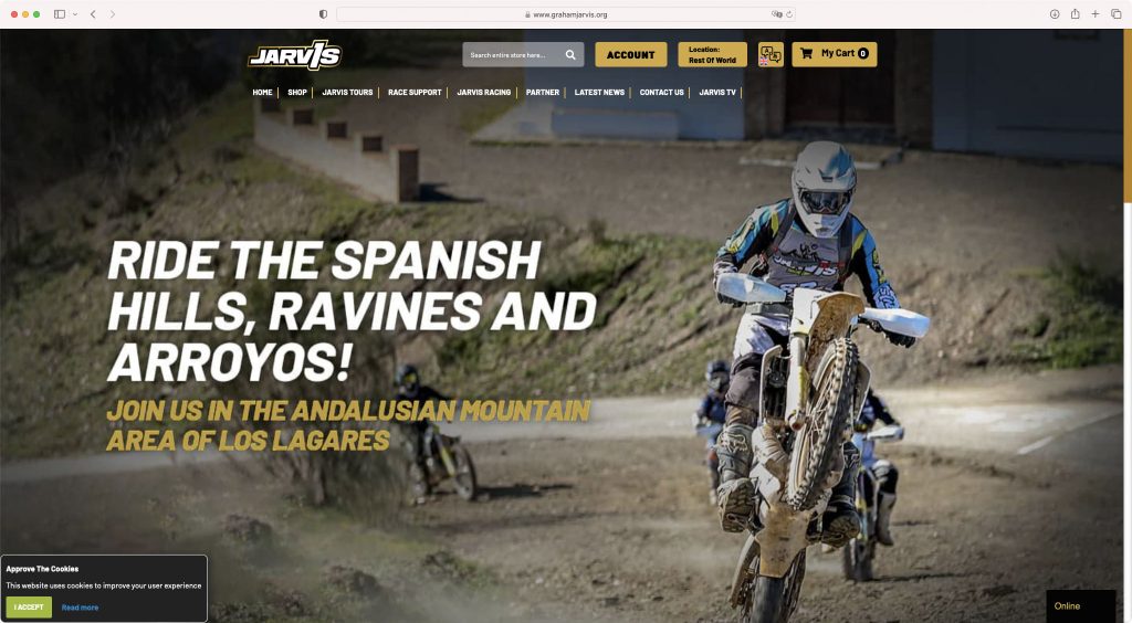 Website Design Made For Graham Jarvis